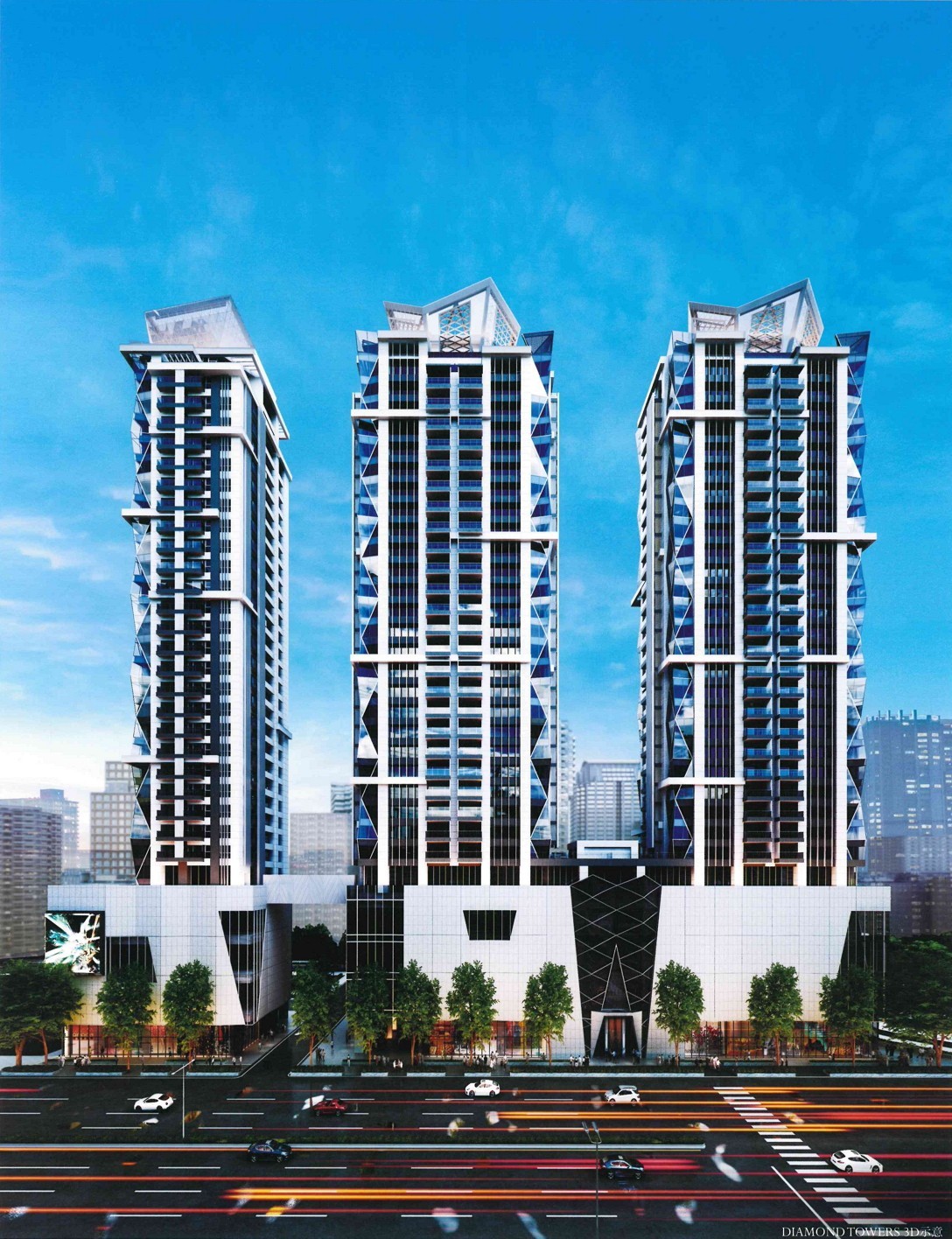 【台北之星/Diamond Towers】台北市大安區，一年均價210.57萬坪 - 樂居